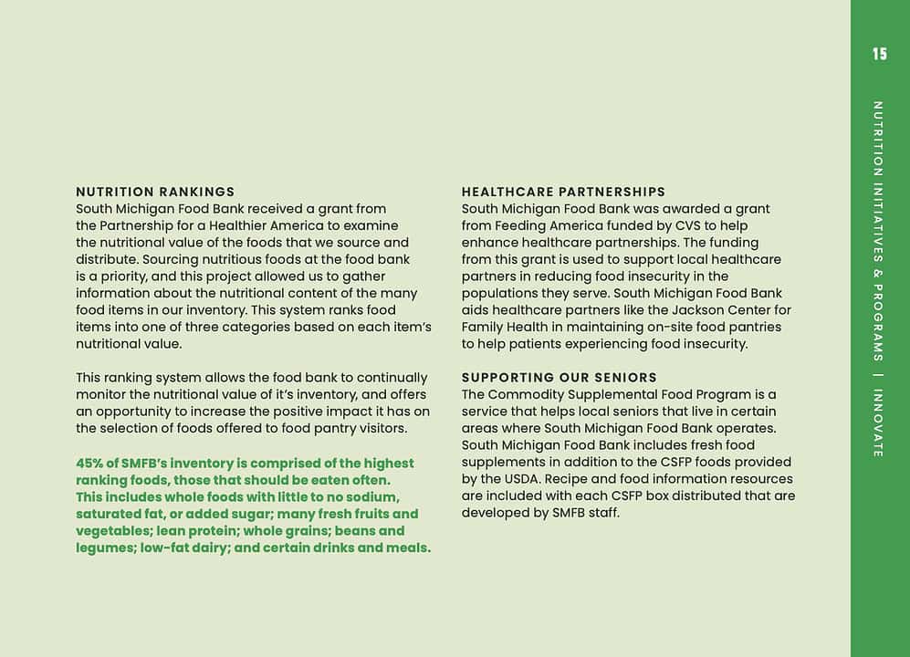 2023 Annual Report - South Michigan Food Bank